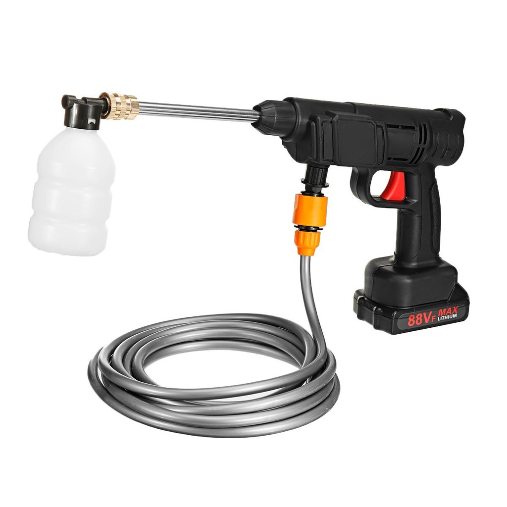 Jual Cordless High Pressure Car Wash Washer Gun Electric Water Washing ...