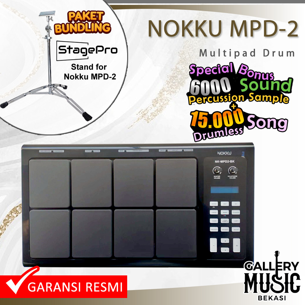 Jual NOKKU MPD 2 Multipad Drum / MPD2 / M PD2 / MP D2 | Shopee Indonesia