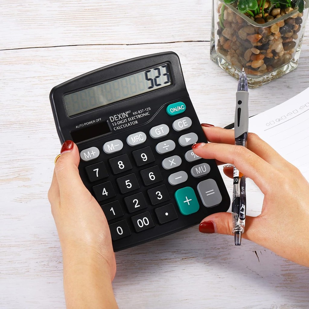 Jual KALKULATOR DAGANG ELEKTRONIK / SOLAR CALCULATOR 12 Digit - DEXIN ...