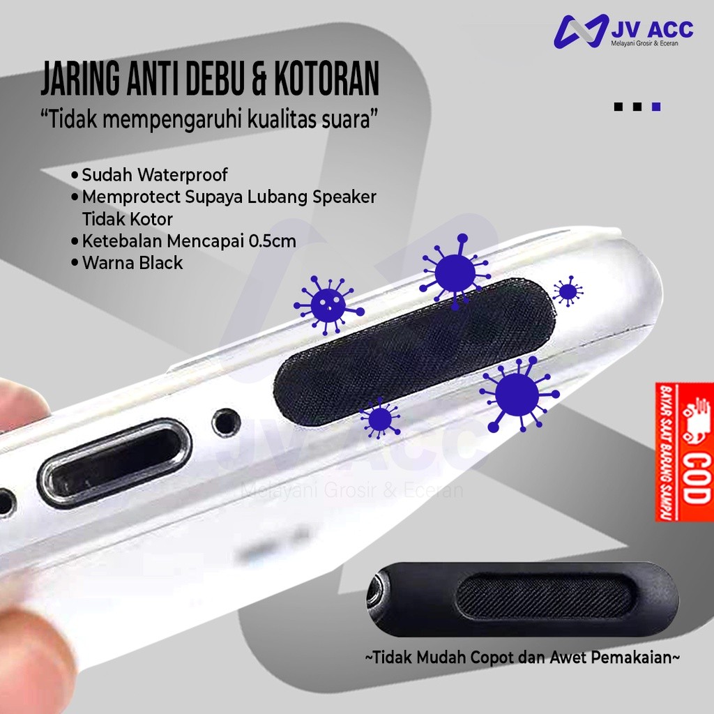 Jual STIKER JARING ANTI DEBU KOTORAN PENUTUP LUBANG SPEAKER HP | Shopee ...