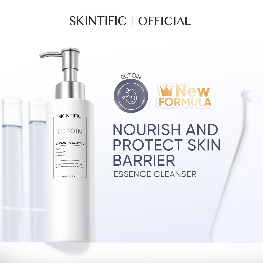 Jual SKINTIFIC - Ectoin Essence Cleanser 80ml | Face Wash Reduce ...
