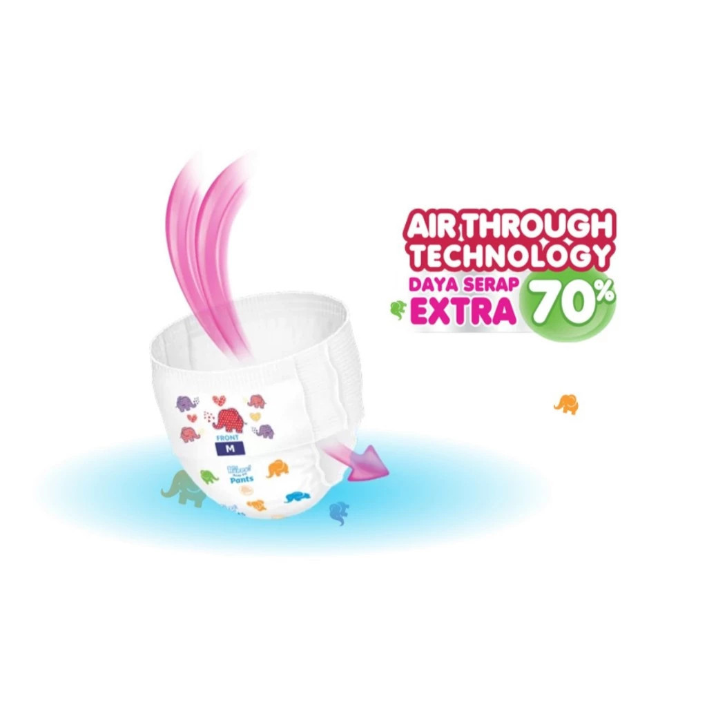 Jual Baby Happy Body Fit Pants 2 Ball Popok Bayi Ukuran S38 - XL26 ...