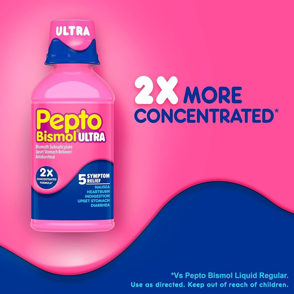 Jual Pepto Bismol, Pepto Bismol Ultra, 12 fl oz (354 ml) | Shopee Indonesia