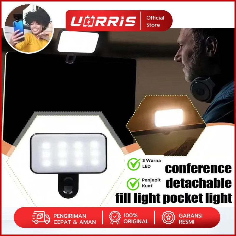 Jual INBEX PL4 Mini LED Lampu 3 warna Lampu Selfie LED Ring Light Mobile Phone Portable Lamp ...