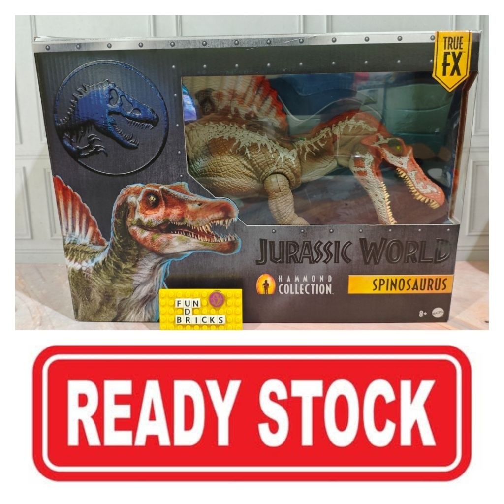 Jual Mattel Jurassic World Hammond Collection Spinosaurus | Shopee ...