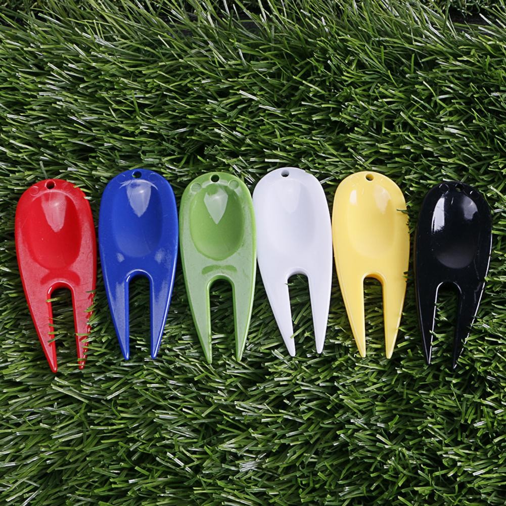 Jual 3Pcs Golf Green Fork Repair Turf Plastic Golf Divot Repair Tool ...