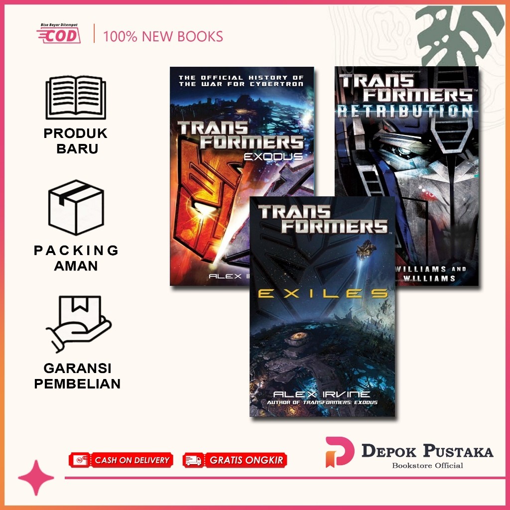 Jual Transformers : Exiles | Exodus | Retribution by Alex Irvine ...