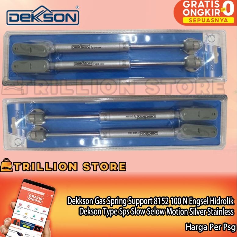 Jual Dekkson Gas Spring Support 8152 100 N Engsel Hidrolik Aksesoris ...
