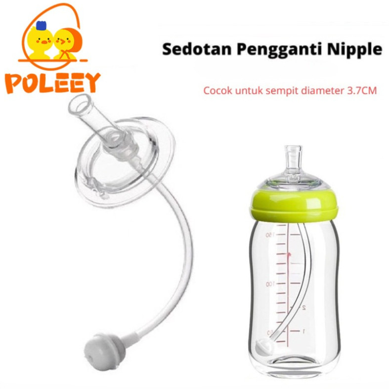 Jual Straw Minum + Sedotan Pengganti Nipple Peristaltic Untuk Botol 3 ...