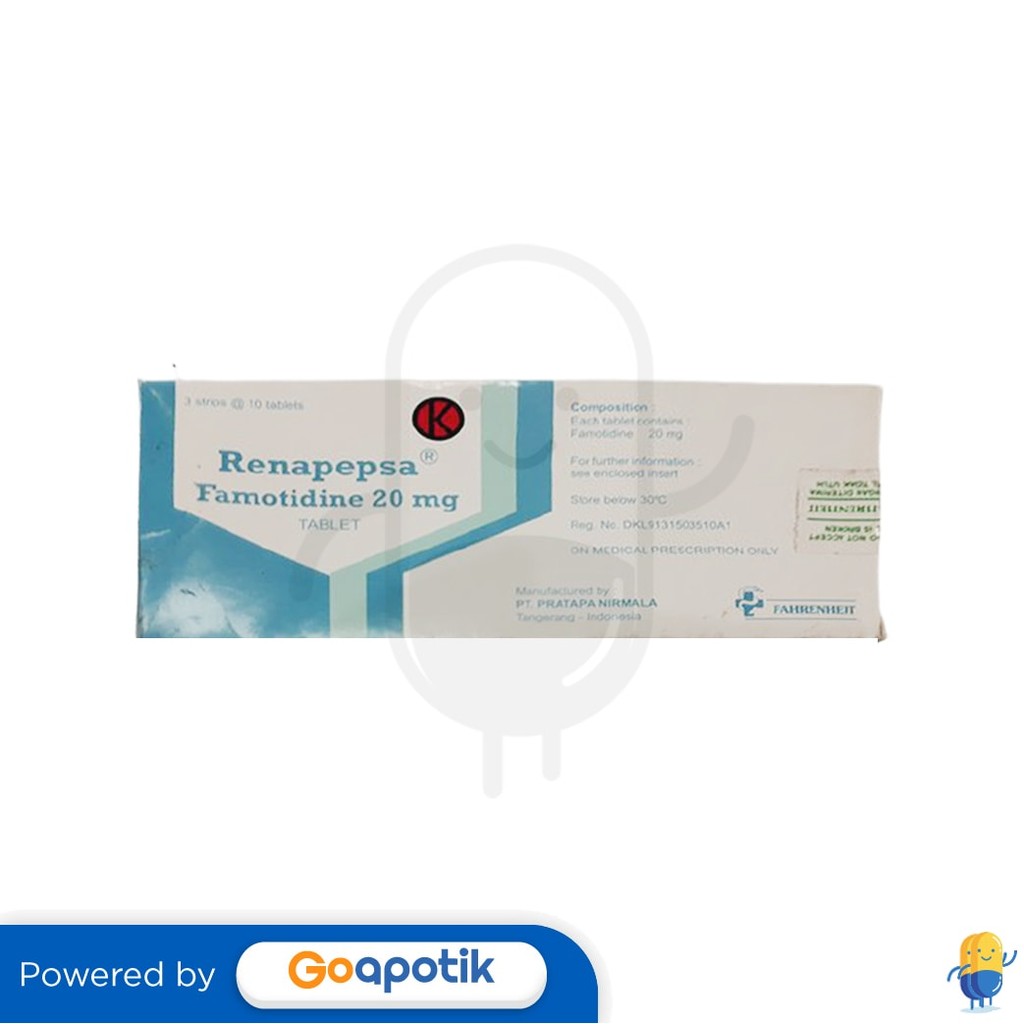 Jual Renapepsa 20 Mg Box 30 Tablet | Shopee Indonesia