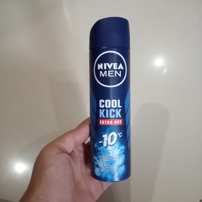 Jual Nivea Men Deodorant Spray Cool Kick Extra Dry 150 ml | Shopee ...