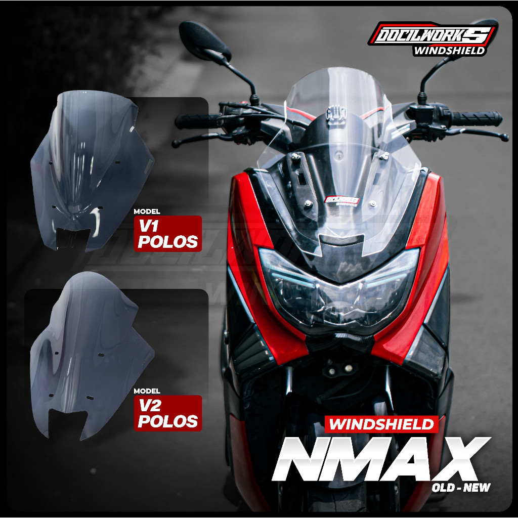 Jual Visor Windshield V1 & V2 POLOS 3 MILI Nmax New Nmax Old | Shopee ...