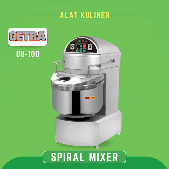Jual GETRA DH 100 DH-100 SPIRAL MIXER 100 LITER PENGADUK ADONAN ROTI ...