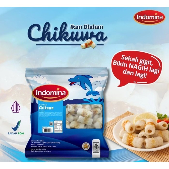 Jual Indomina Chikuwa Mini 500gr Frozen Food WJM Makassar | Shopee ...