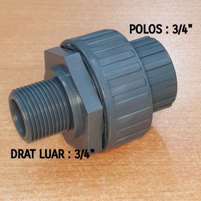 Jual Watermur drat luar 3/4" inch watermor water mur watermoor 3/4 x 3/ ...