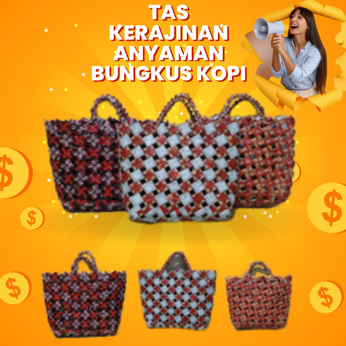 Jual tas daur ulang unik dari bungkus kopi tas belanja anti air & awet ...