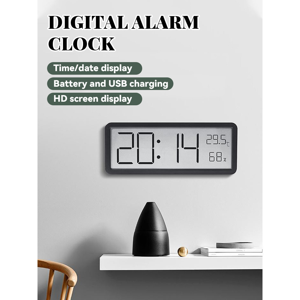 Jual Digital Alarm Clock LCD Display Multifunctional Temperature ...
