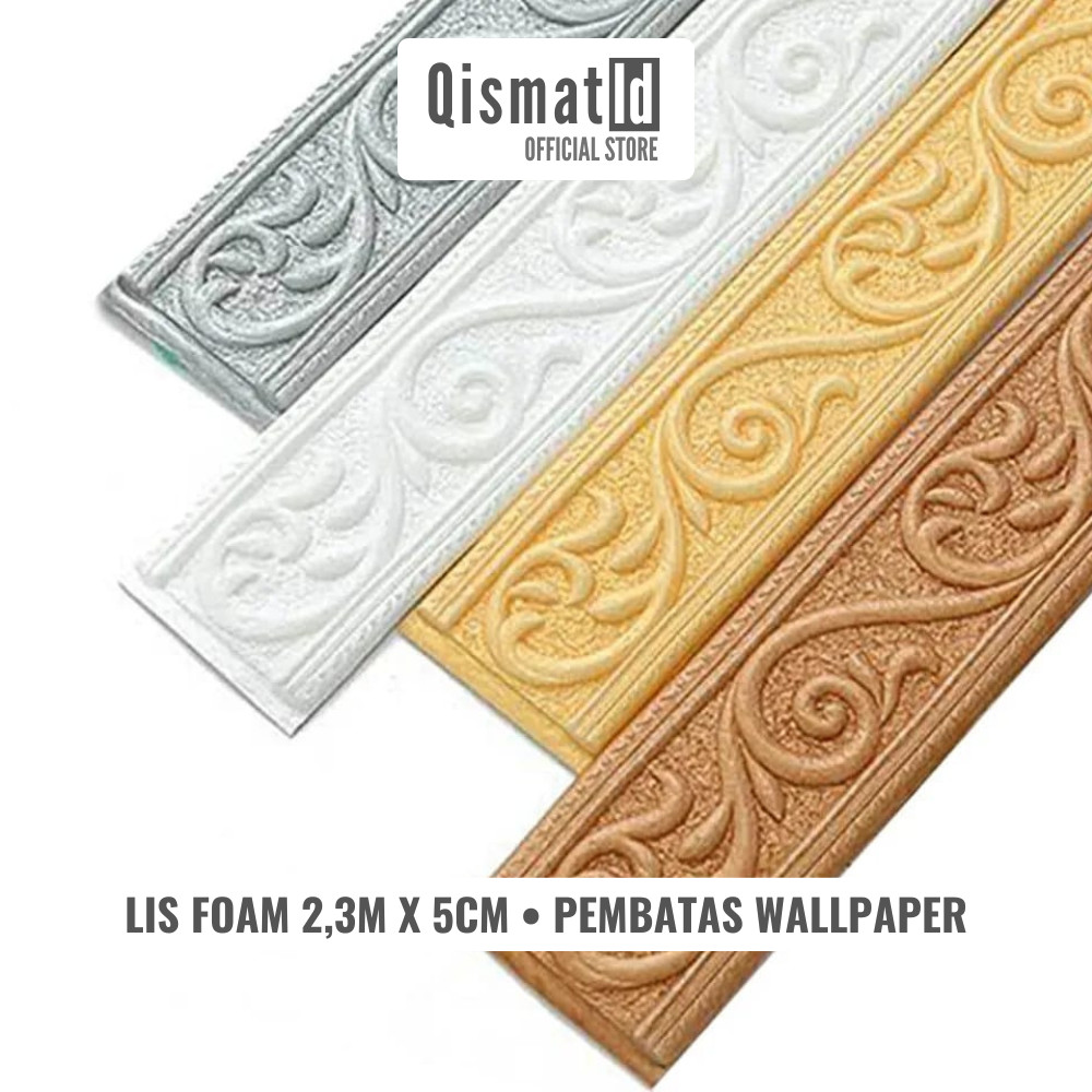 Jual [COD] Lis/Border Foam 3D Wallpaper Frame Bingkai 1 ROLL 2,3m x 5cm ...