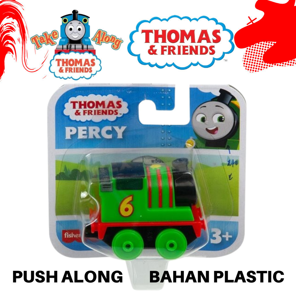 Jual Thomas & Friends Take Push Along Percy Fisher Price Original ...