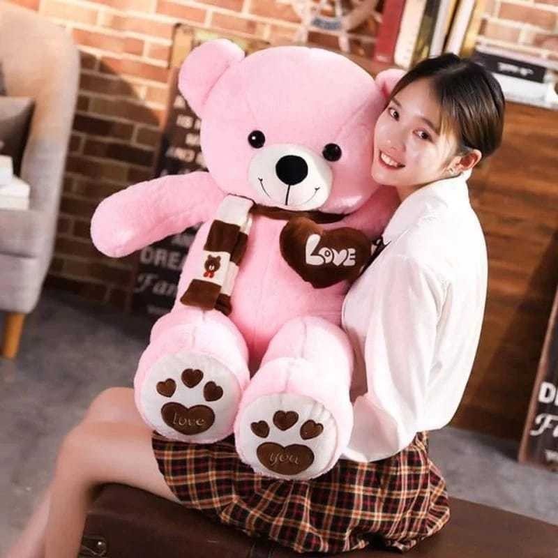 Jual Boneka teddy bear love jumbo 1 meter boneka teddy bear jumbo ...