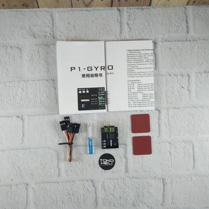 Jual P1 GYRO 3 Axis Flight Controller Stabilizer System Gyro for ...