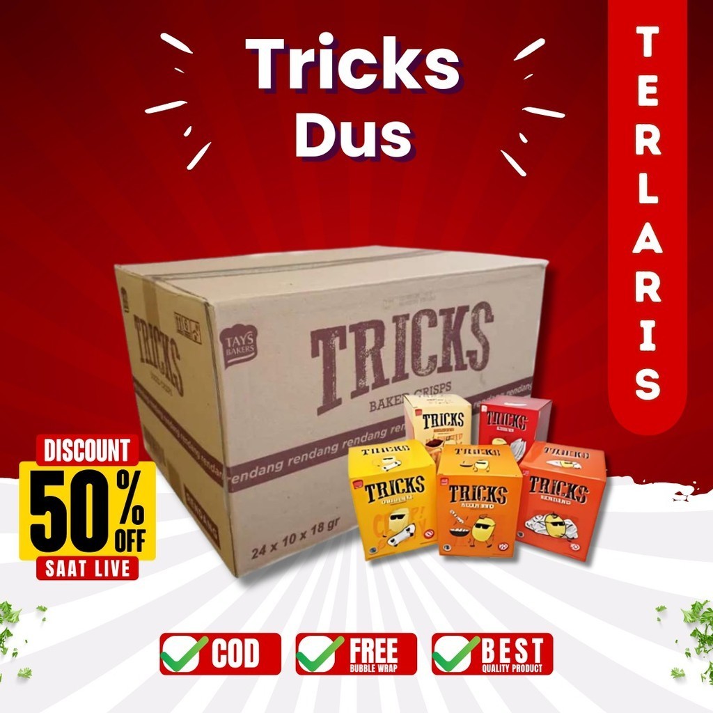Jual TRICKS POTATO 1 DUS ISI 24 BOX BAKED CRISPS RASA KIMCHI ORIGINAL ...