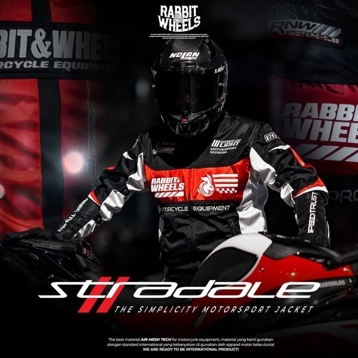 Jual JAKET RABBIT AND WHEELS MSP STRADALE | JAKET TOURING | ORIGINAL ...