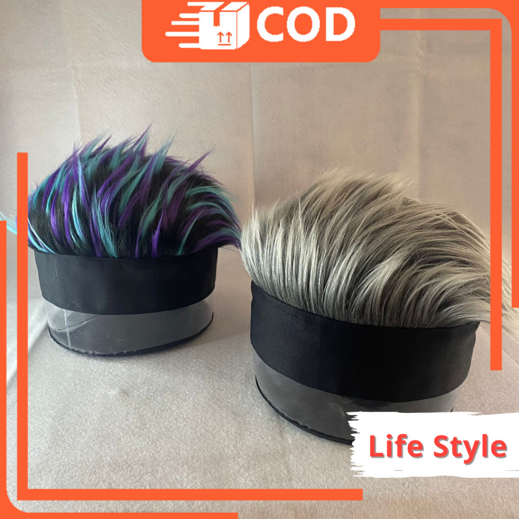 Jual Topi Rambut Wig Cosplay Pria Dewasa Bulu Korea | Shopee Indonesia