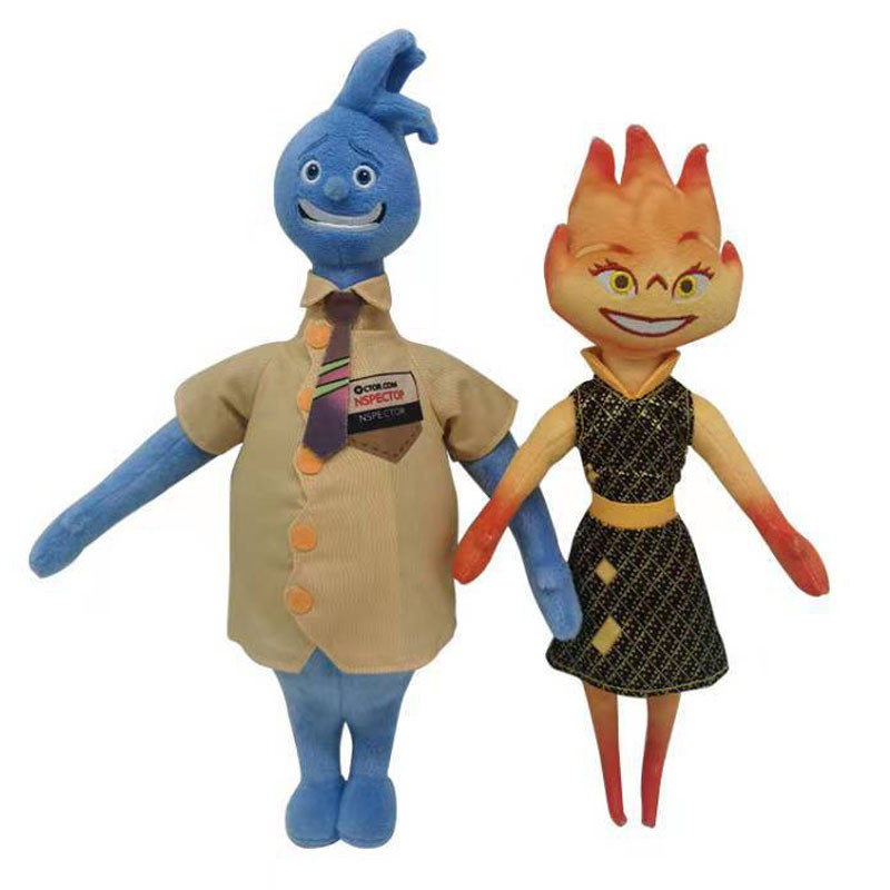 Jual New Pixar Crazy Element City Plush Toy Elemental Ember Wade Cute ...