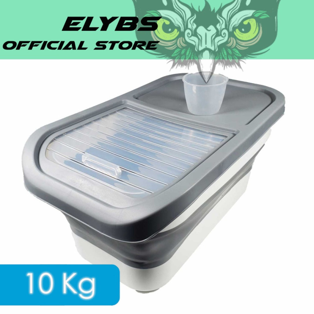 Jual Dispenser Container Tempat Beras Kacang Makanan Hewan Insect Proof ...