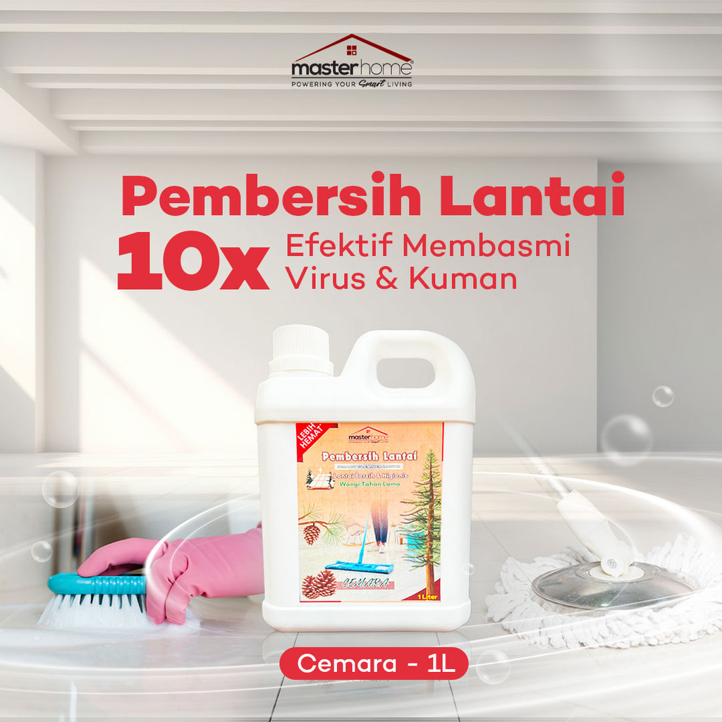 Jual Masterhome Pembersih Lantai Antibacterial 1 Liter | Cairan Pel ...