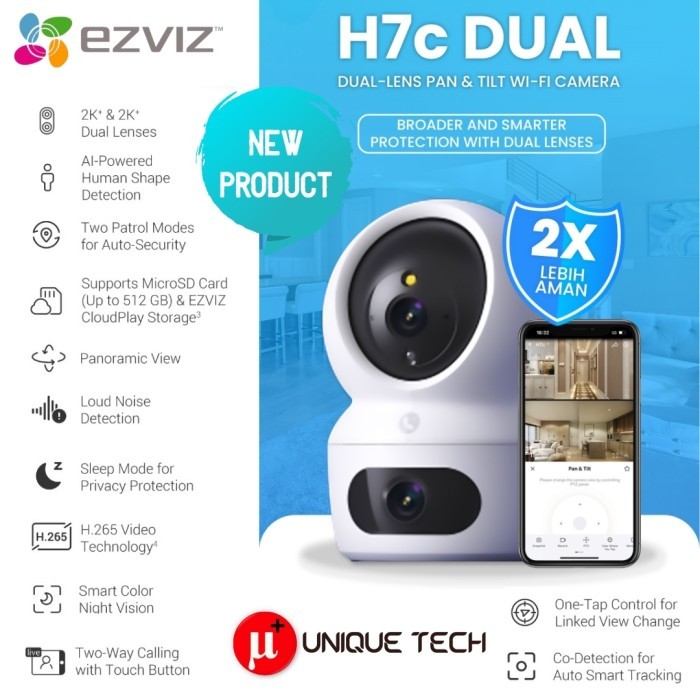 Jual EZVIZ H9C 2K+2K 3MP | 3K+3K 5MP | H7C 2K+2K 4MP IP CAMERA CCTV ...
