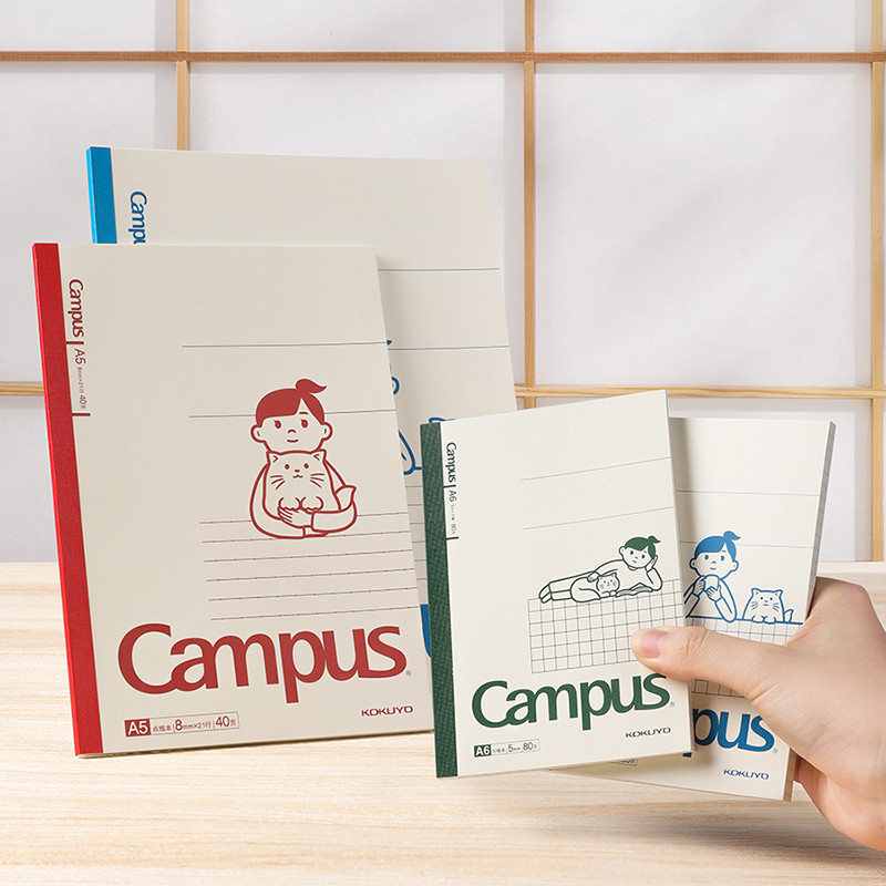 Jual 3pcs Kokuyo Campus Notebook Noritake A5 B5 8mm Dotted-Line 40sheets A6 5mm Square 80sheets ...