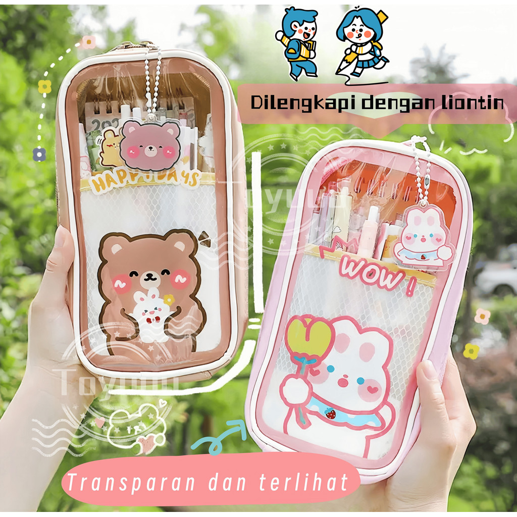 Jual [Dilengkapi dengan liontin] Kotak Pensi /Kotak Pensil Cute /Pencil ...