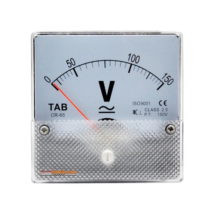 Jual Volt Meter AC / DC CR65 15V, 30V, 50V, 150V, 300V, 500V TAB ...