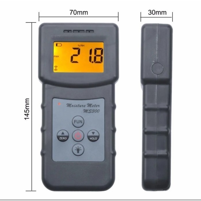 Jual MS300 Digital Moisture Meter Dinding Beton Moisture Analyzer Alat ...