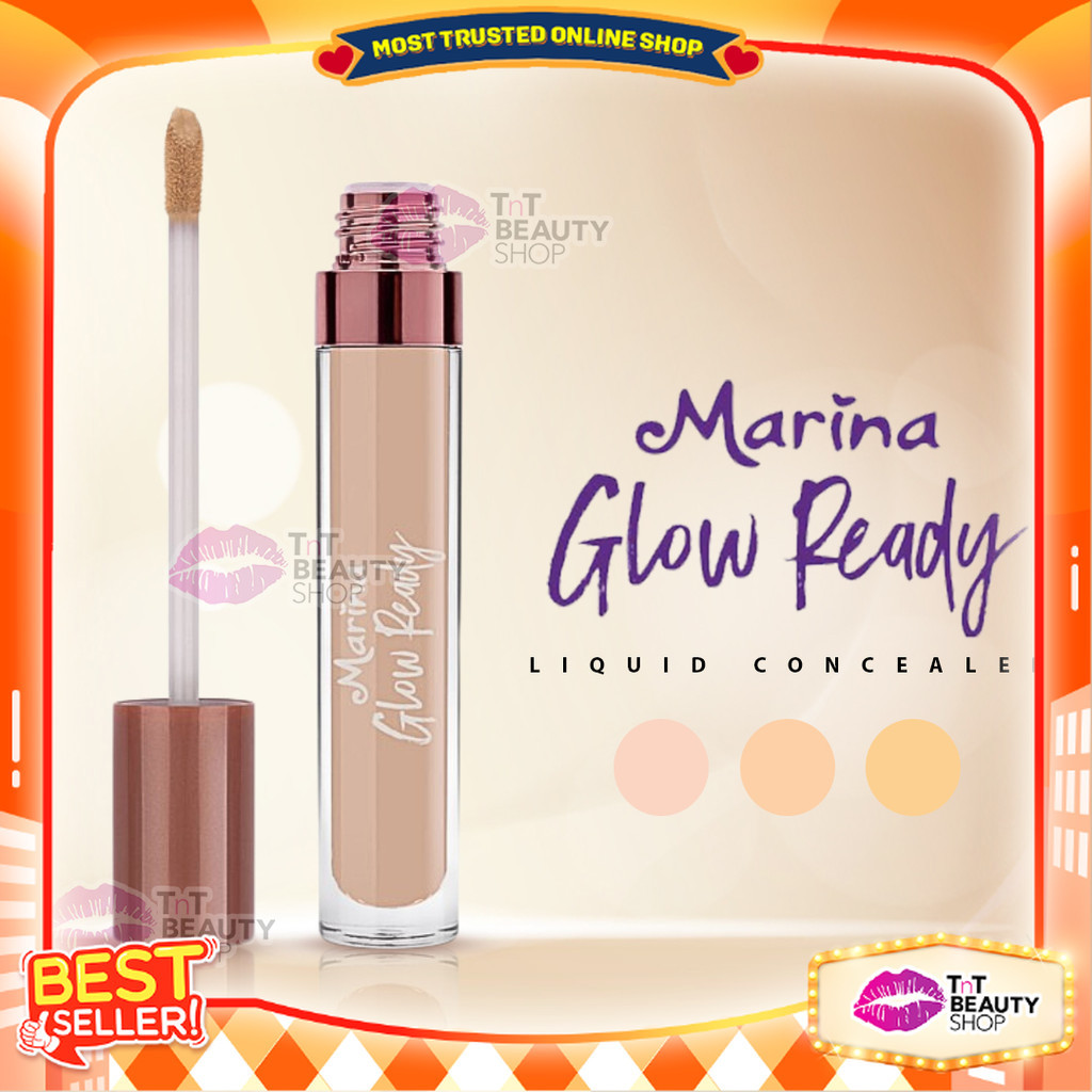 Jual Marina Glow Ready Liquid Concealer | TnT Beauty Shop | Shopee ...