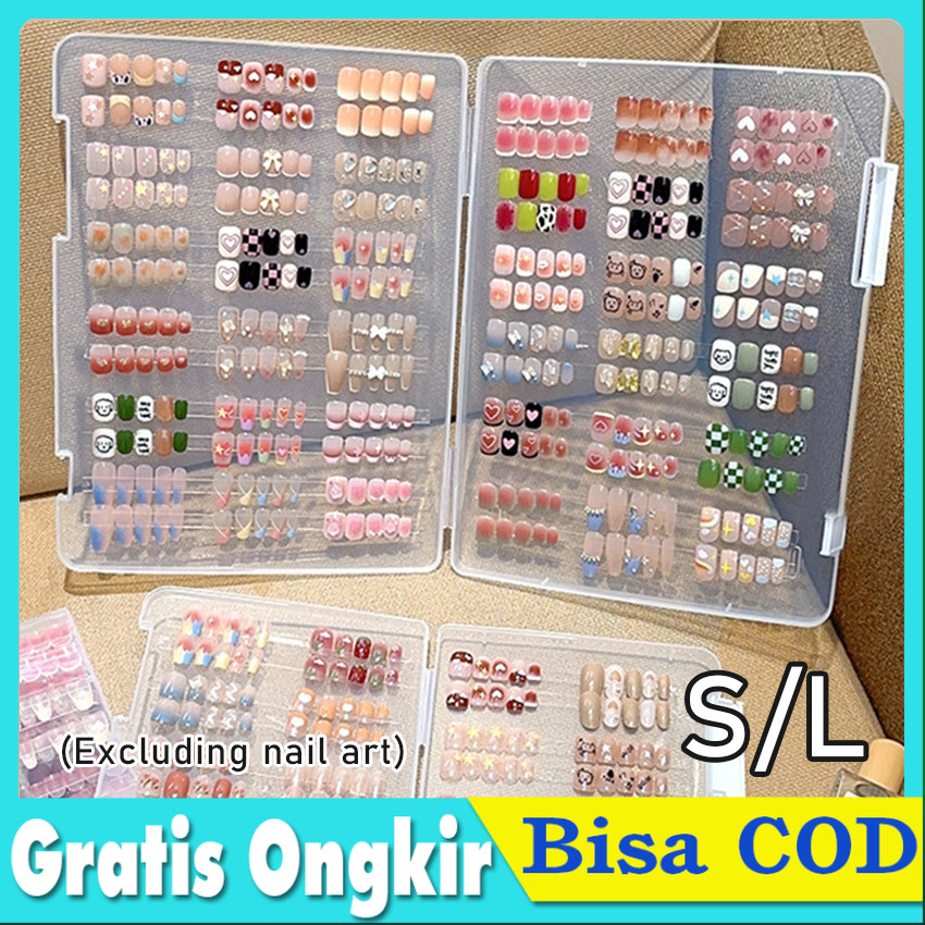 Jual Nail Art Packaging Acrylic Box / Tempat Penyimpanan Kuku Palsu ...