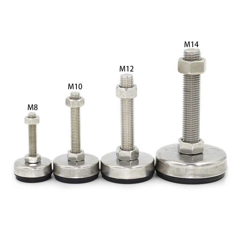 Jual 304 Stainless steel Adjustable Lathe Leg M8 M10 M12 Thread Type ...