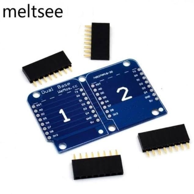 Jual DP99 Double socket pcb Wemos D1 Mini NodeMCU esp8266 | Shopee Indonesia
