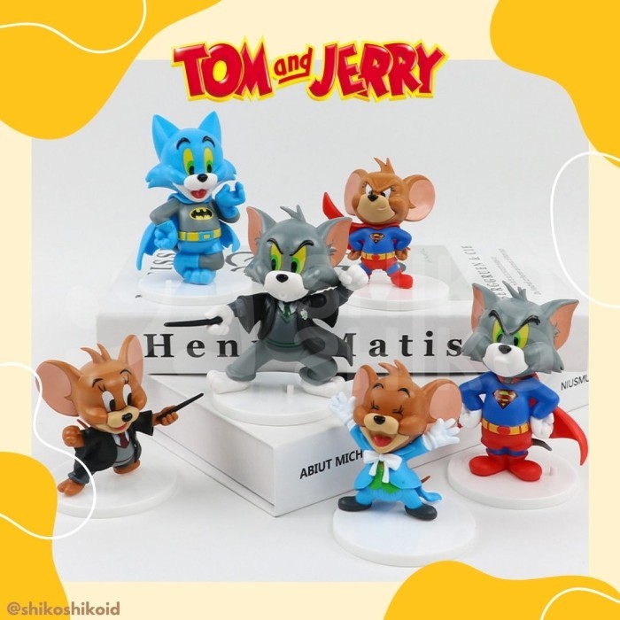 Jual FGCtaj Figure Tom and Jerry Super Penyihir Bat man Action Figur ...