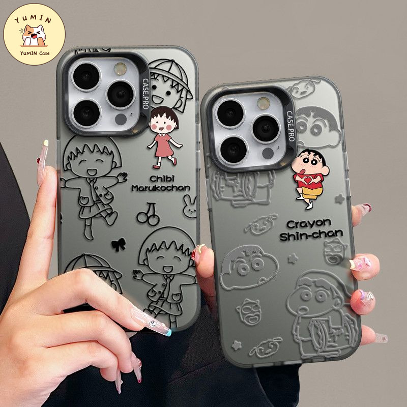 Jual Casing Kartun Lucu Crayon Shin-chan Chibi Maruko-chan Kompatibel ...