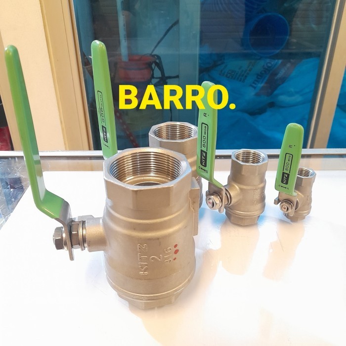 Jual Ball Valve Kitz Body 2pc 800 WOG UTHM Drat 1/2", 3/4", 1", 1-1/2 ...