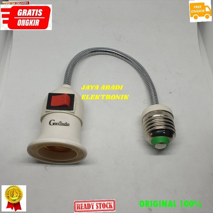 Jual G422 ORIGINAL 28 CM E27 SAKLAR COLOK SAMBUNGAN RUMAH LAMPU ...