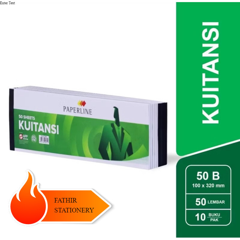 Jual Buku Kwitansi Paperline Besar/Kecil - / PACK - 10 Buku | Shopee ...