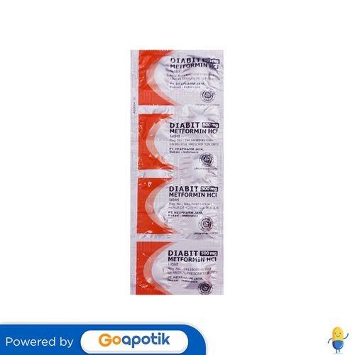 Jual Diabit 500 Mg Strip 10 Tablet | Shopee Indonesia