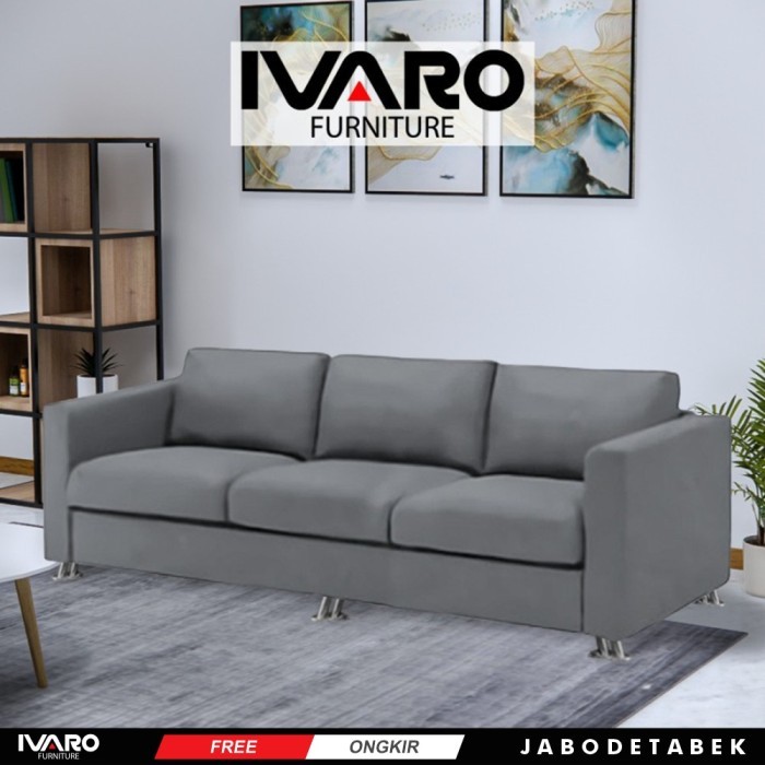 Jual Ivaro Sofa 3 Seater Manggo - 3 seater | Shopee Indonesia