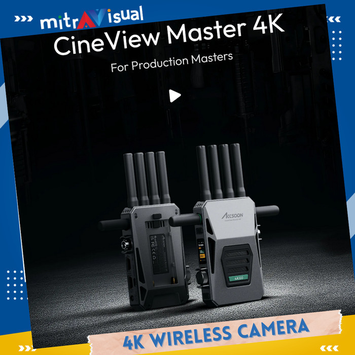 Jual Accsoon CineView Master 4K 25KM Range Wireless Camera | Shopee ...