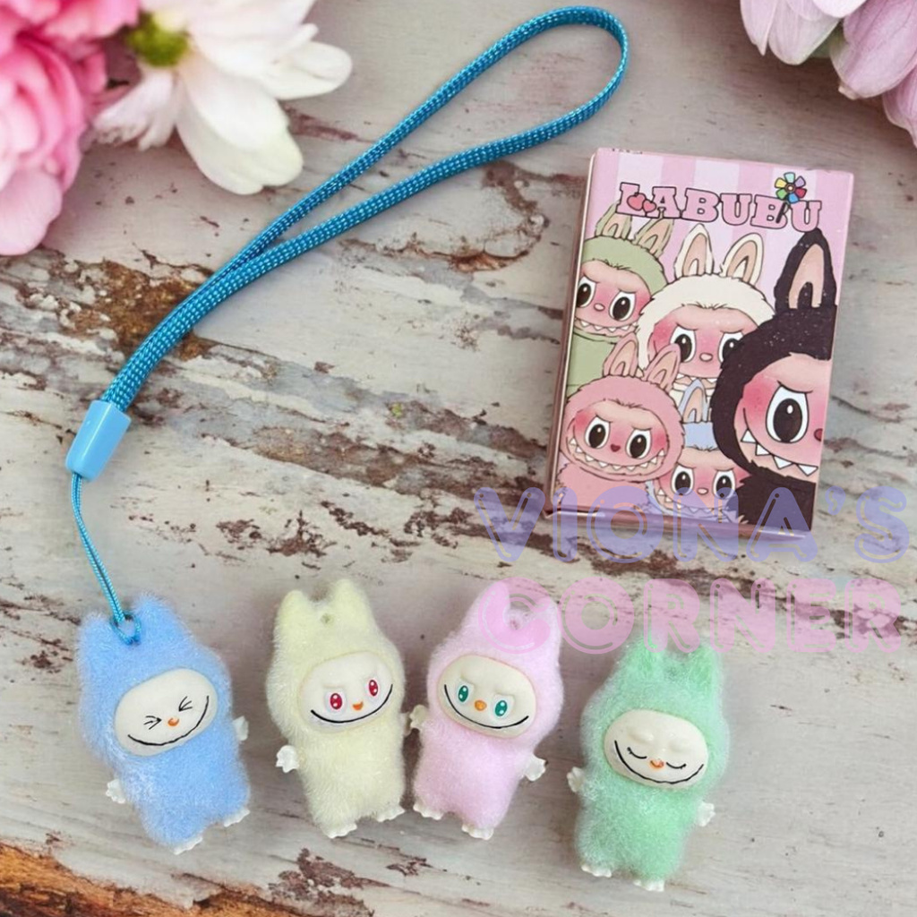 Jual Labubu Mini Blind Box Figure Figurine Boneka Viral Gantungan Kunci ...