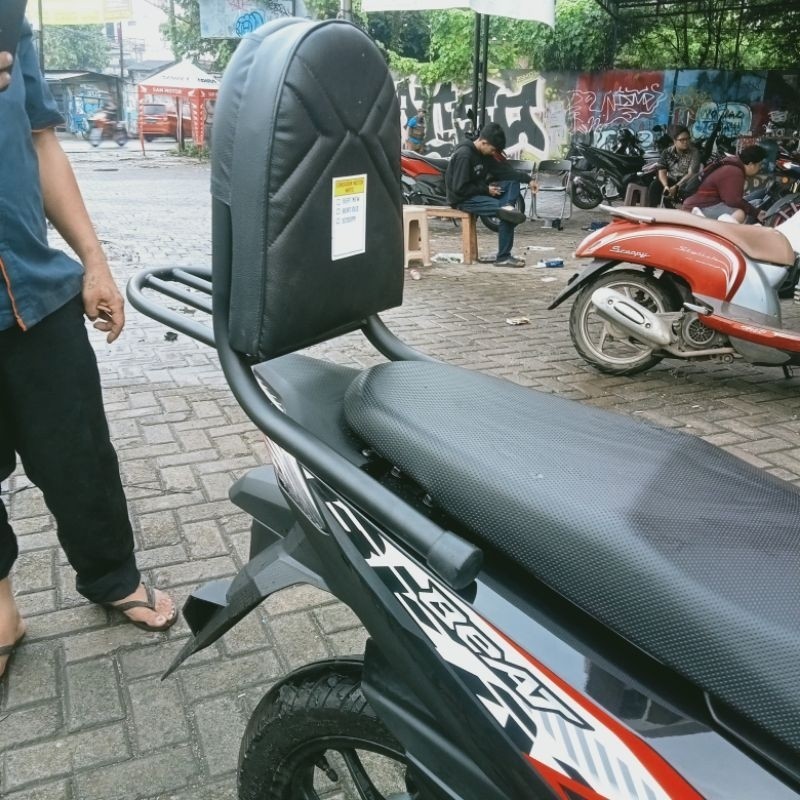 Jual Sandaran jok motor BEAT DELUXE STREET BEAT OLD NEW POP semua jenis ...